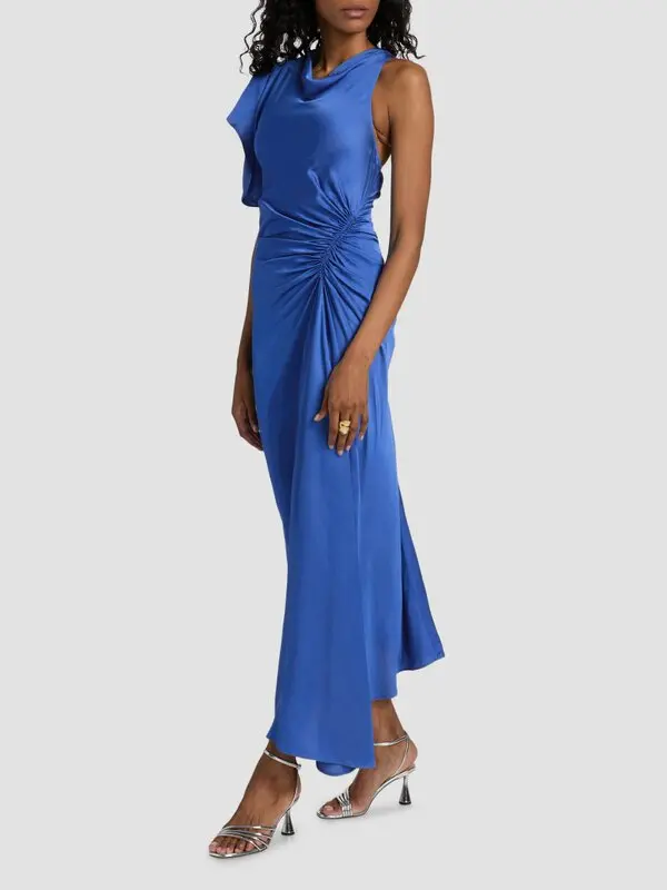 A.L.C. Pia Satin Midi-dress
