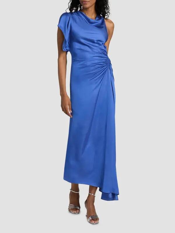 A.L.C. Pia Satin Midi-dress