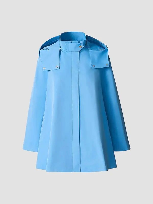 Soia & Kyo Nalani Boxy Coat - Poolside Blue