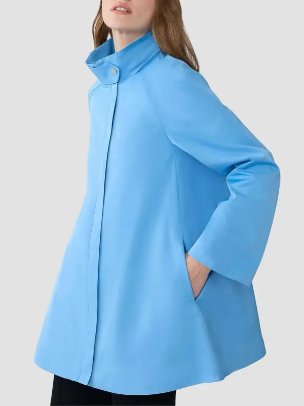 Soia & Kyo Nalani Boxy Coat - Poolside Blue