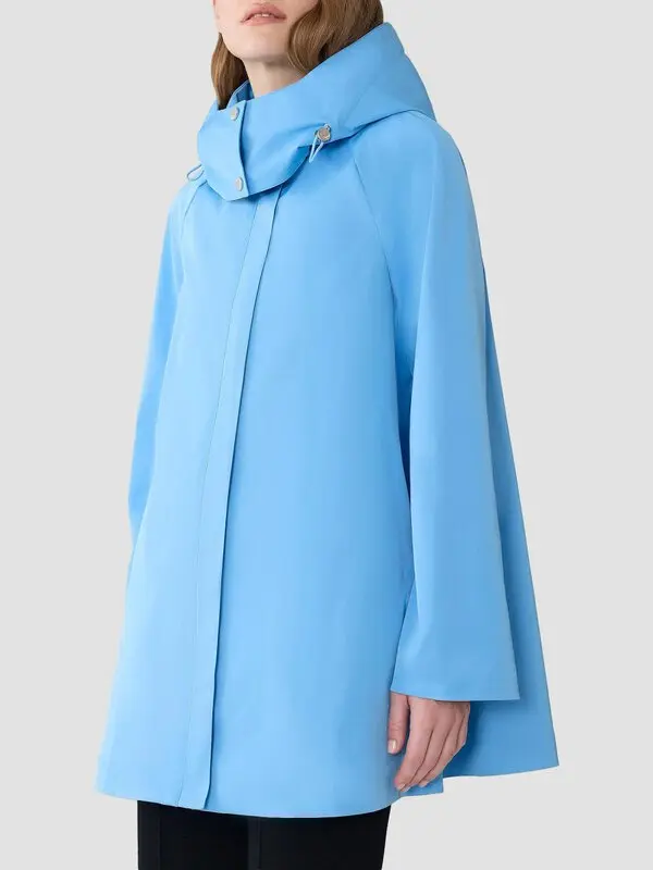 Soia & Kyo Nalani Boxy Coat - Poolside Blue
