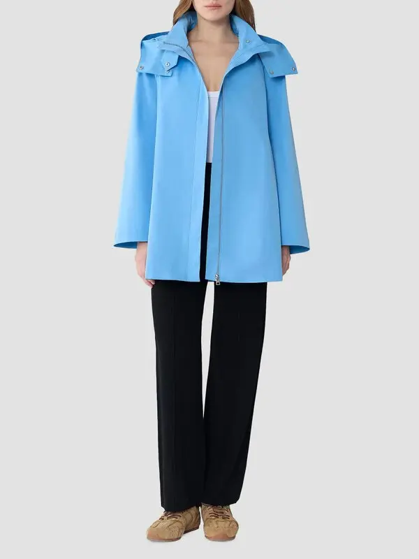 Soia & Kyo Nalani Boxy Coat - Poolside Blue