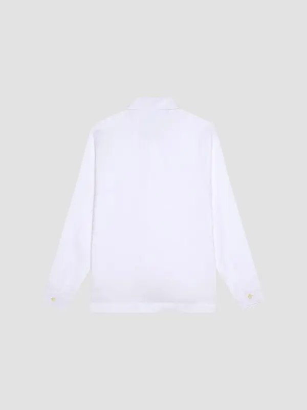 Vilebrequin Linen Turtle Embroidery Shirt