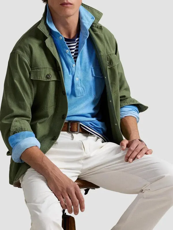 Polo Ralph Lauren Gart-dyed Mesh Polo Shirt