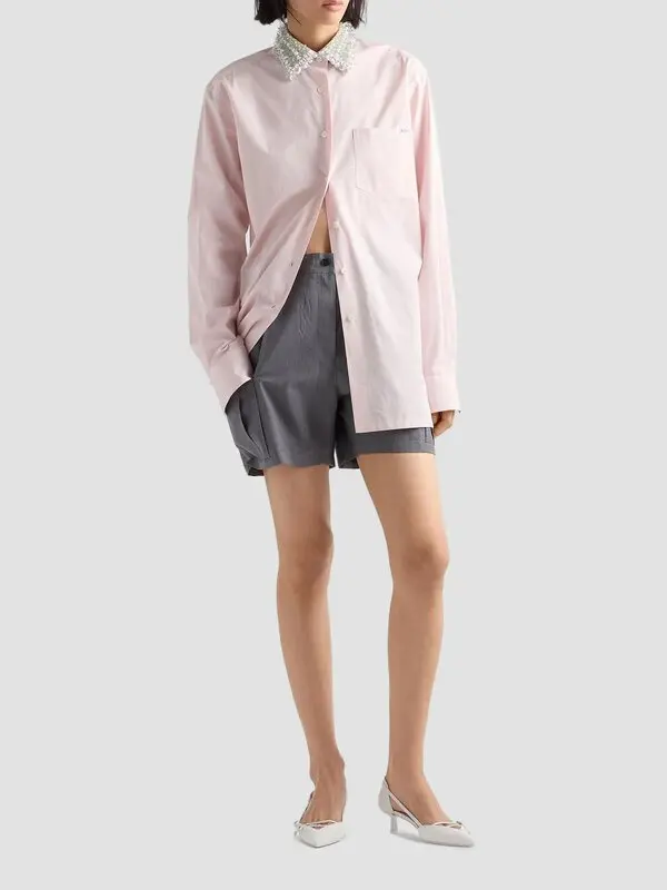 Prada Poplin Shirt - Pink
