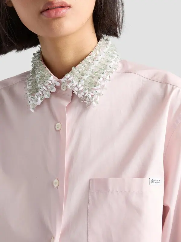 Prada Poplin Shirt - Pink