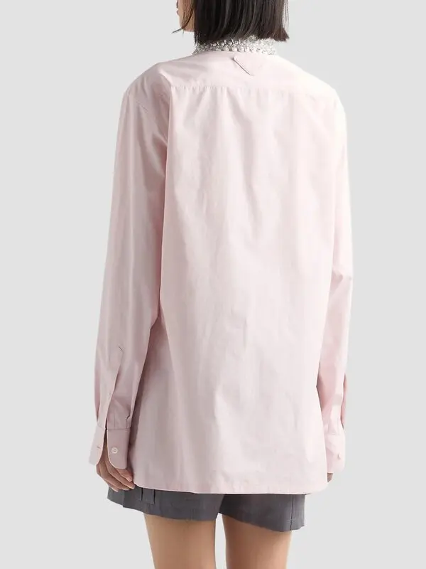 Prada Poplin Shirt - Pink