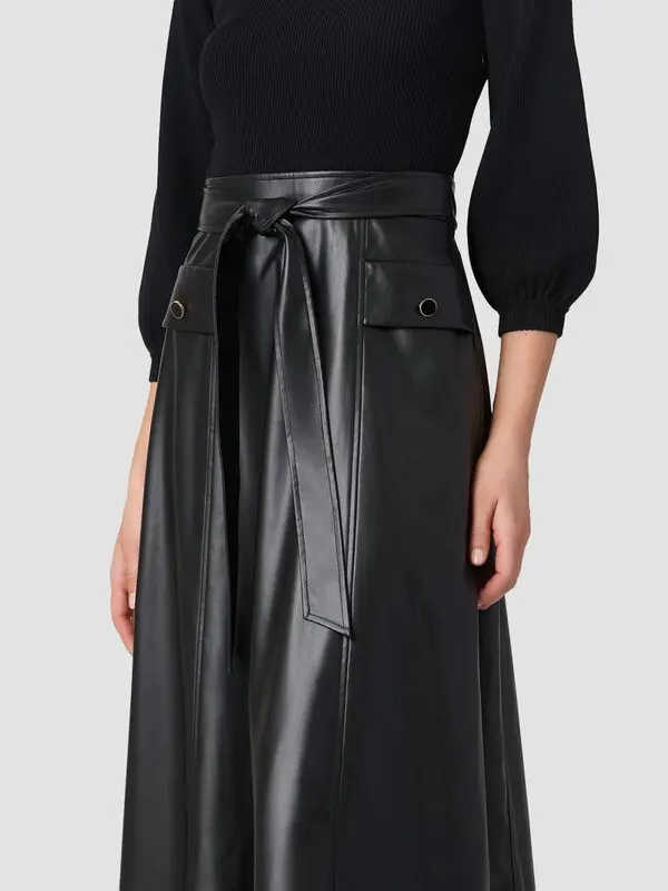 Shoshanna Aspen Mix Media Midi Dress