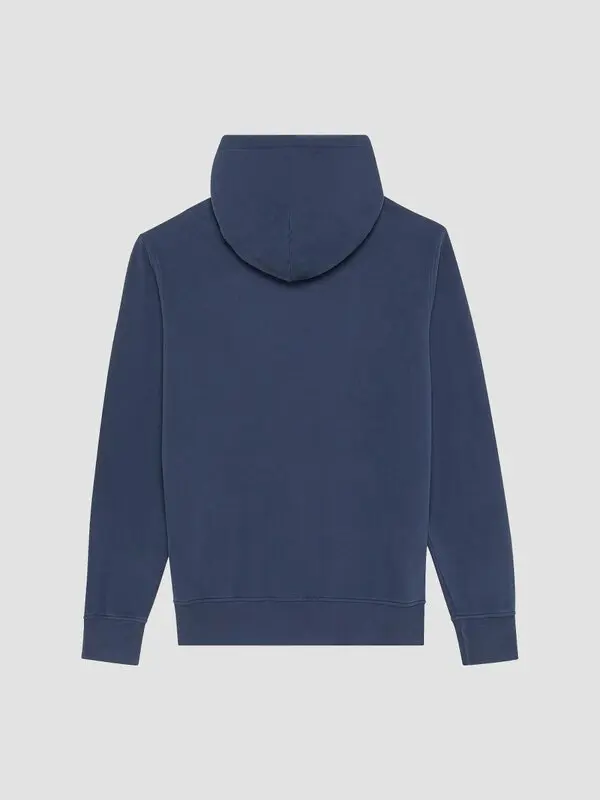 Vilebrequin Big Turtle Embroidery Cotton Full-zip Hoodie