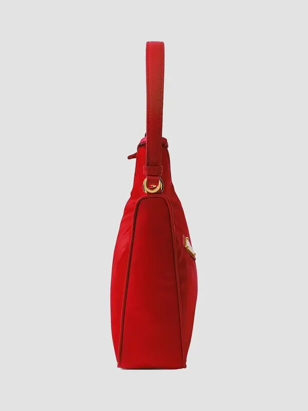 Prada Re-edition 2005 Re-nylon And Saffiano Mini Shoulder Bag - Red