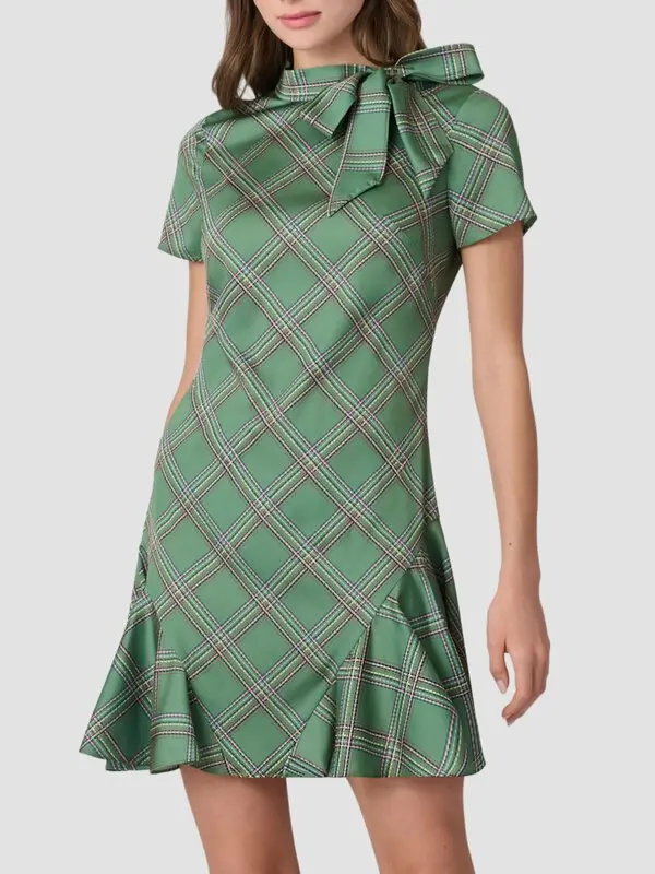 Shoshanna Bosher Dash Plaid Mini Dress
