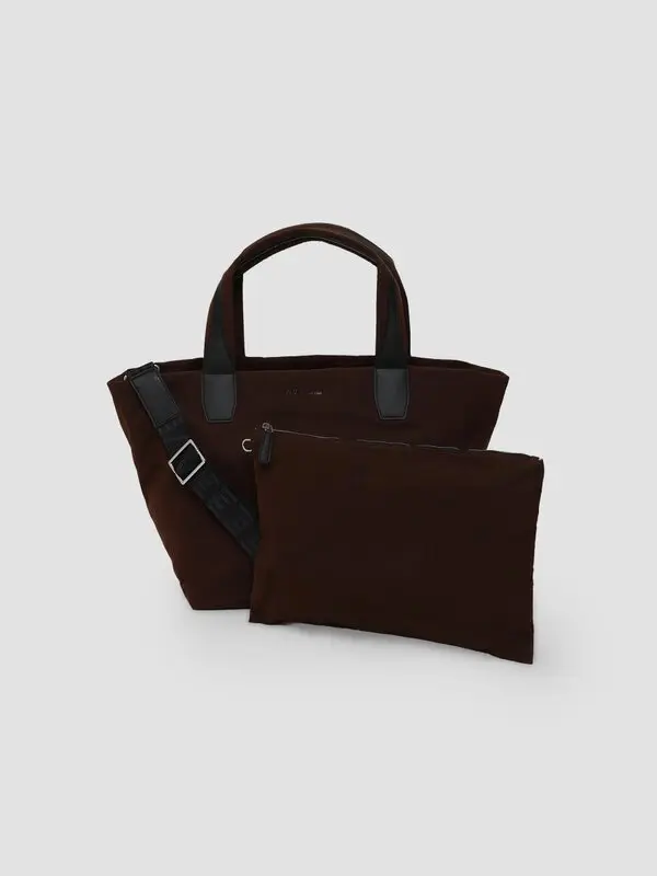 VEE COLLECTIVE The Trench Essence Medium Tote Bag - Chocolate