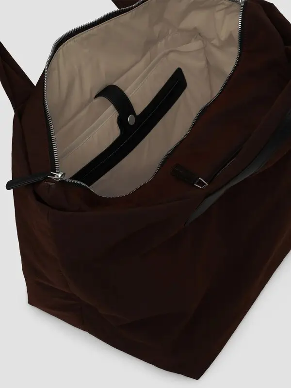 VEE COLLECTIVE The Trench Essence Medium Tote Bag - Chocolate