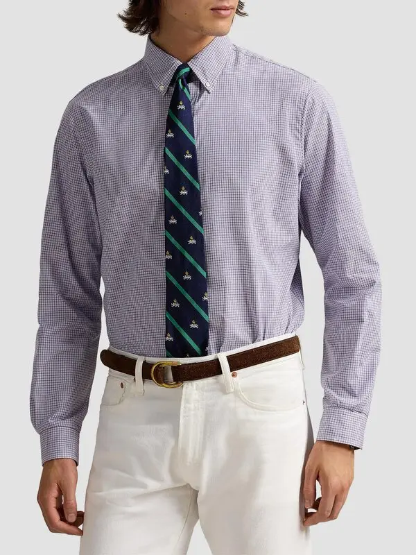 Polo Ralph Lauren Checked Poplin Classic-fit Shirt