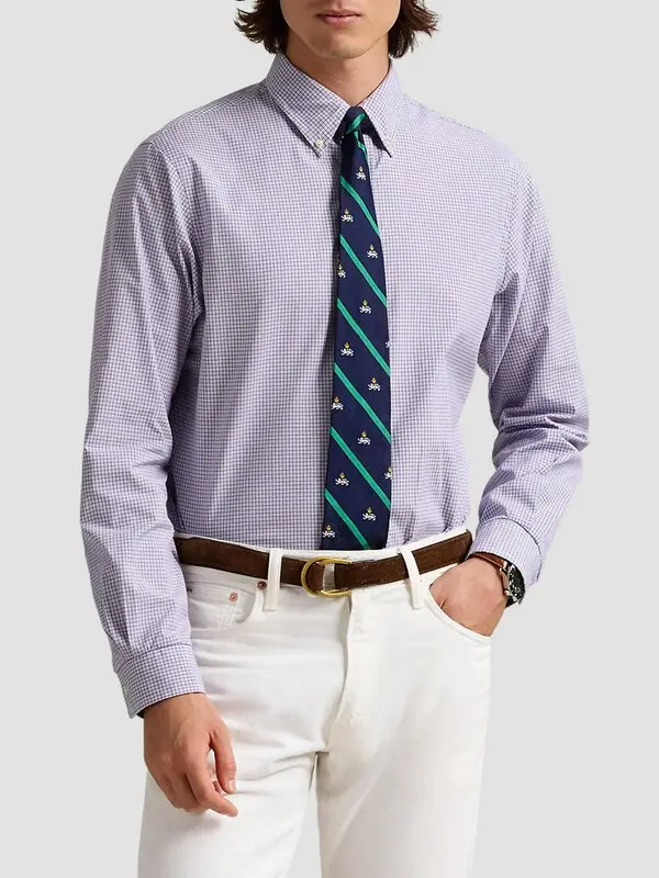 Polo Ralph Lauren Checked Poplin Classic-fit Shirt