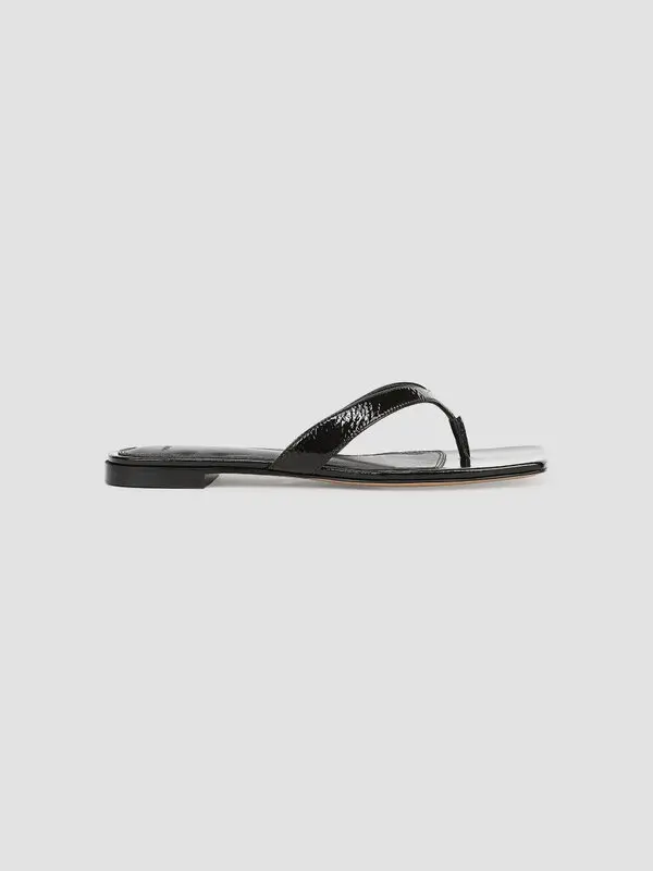Vince San Juan Leather Sandals - Black