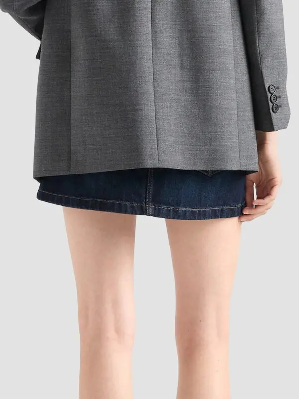 Prada Denim Mini-skirt