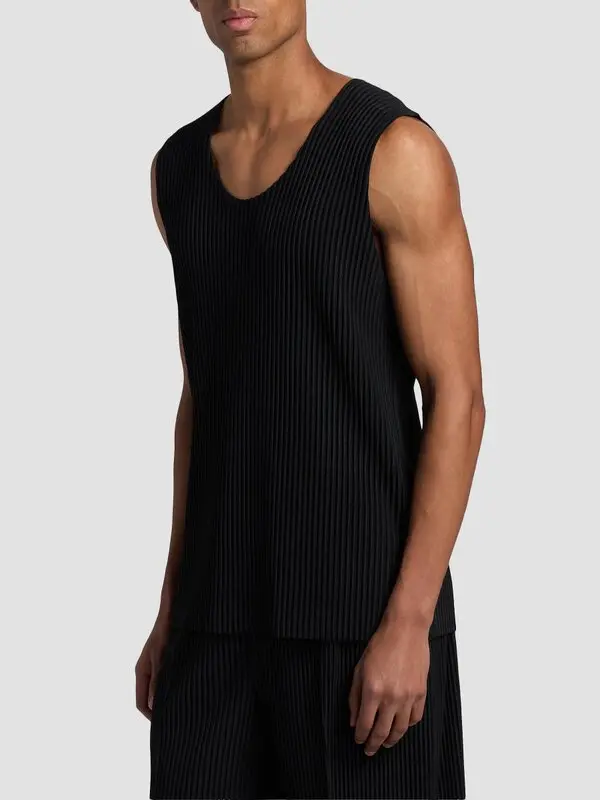 Issey Miyake June Pleated Slim Tank