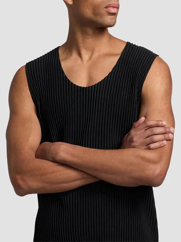Issey Miyake June Pleated Slim Tank