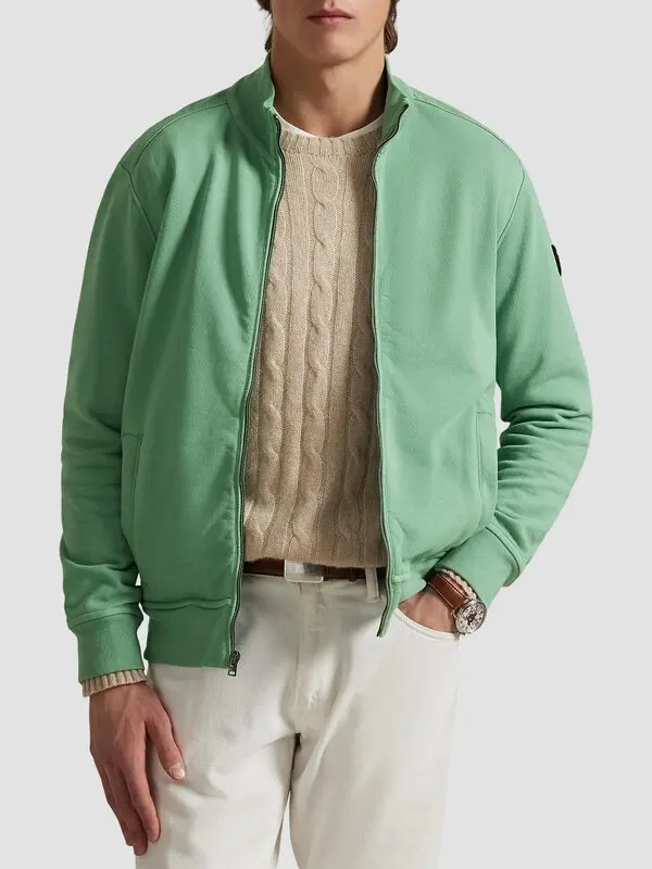 Polo Ralph Lauren French Terry Track Jacket - Faded Mint