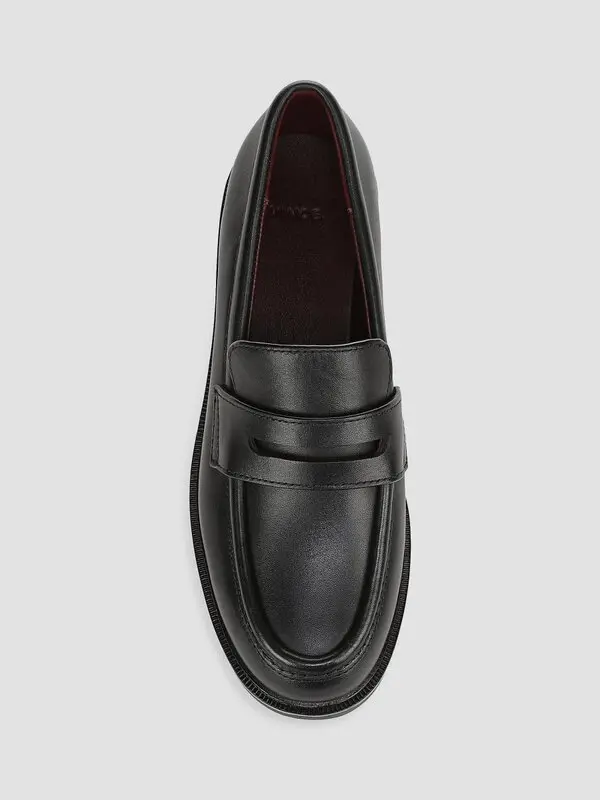 Vince Siena Leather Lug-sole Penny Loafers