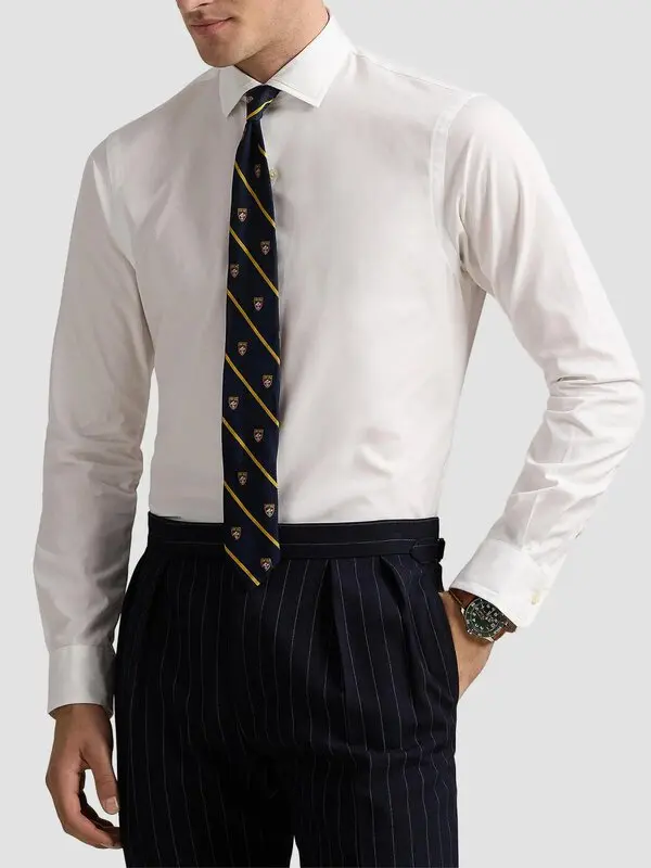 Polo Ralph Lauren Classic Fit Poplin Button-front Shirt - White