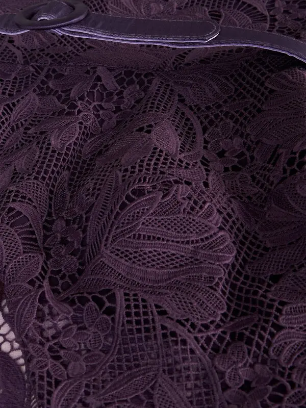 KAY UNGER Delaney Lace A-line Gown