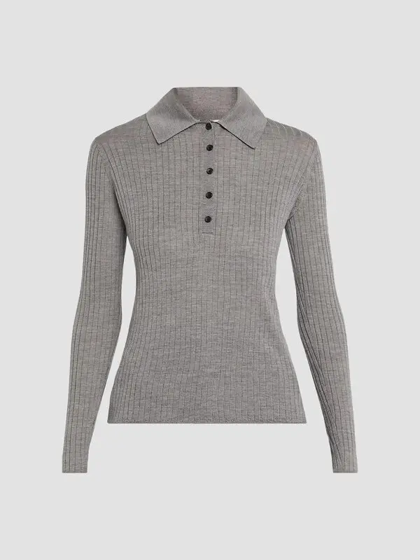 A.L.C. Alex Wool Top - Medium Heather