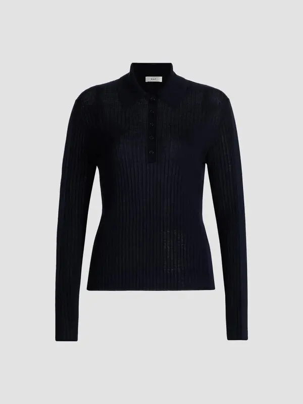 A.L.C. Alex Wool Top - Midnight