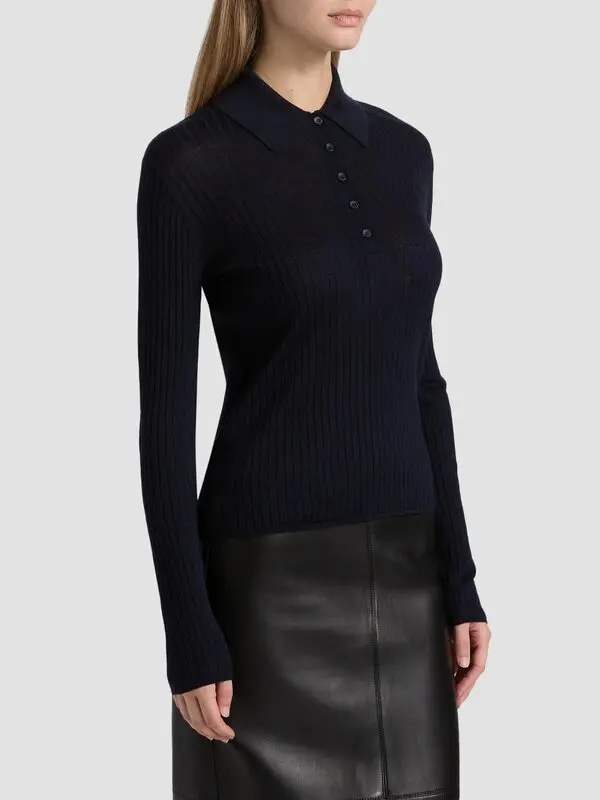 A.L.C. Alex Wool Top - Midnight