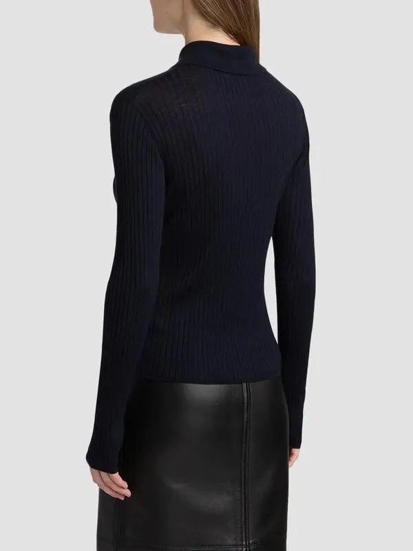 A.L.C. Alex Wool Top - Midnight