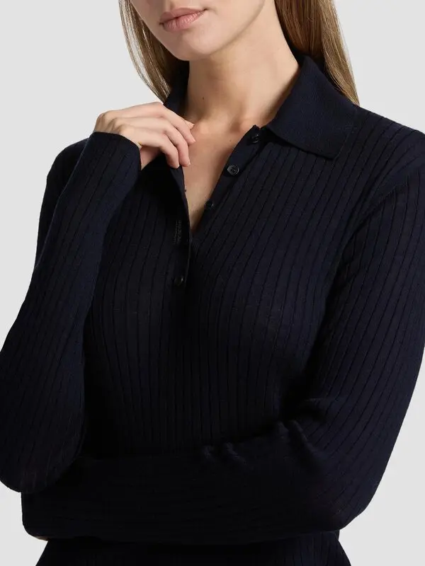 A.L.C. Alex Wool Top - Midnight
