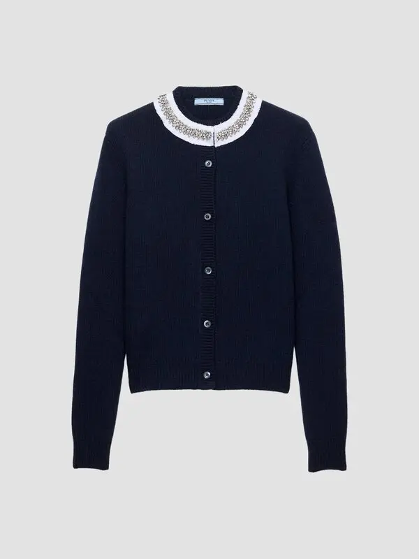 Prada Wool And Cashmere Cardigan