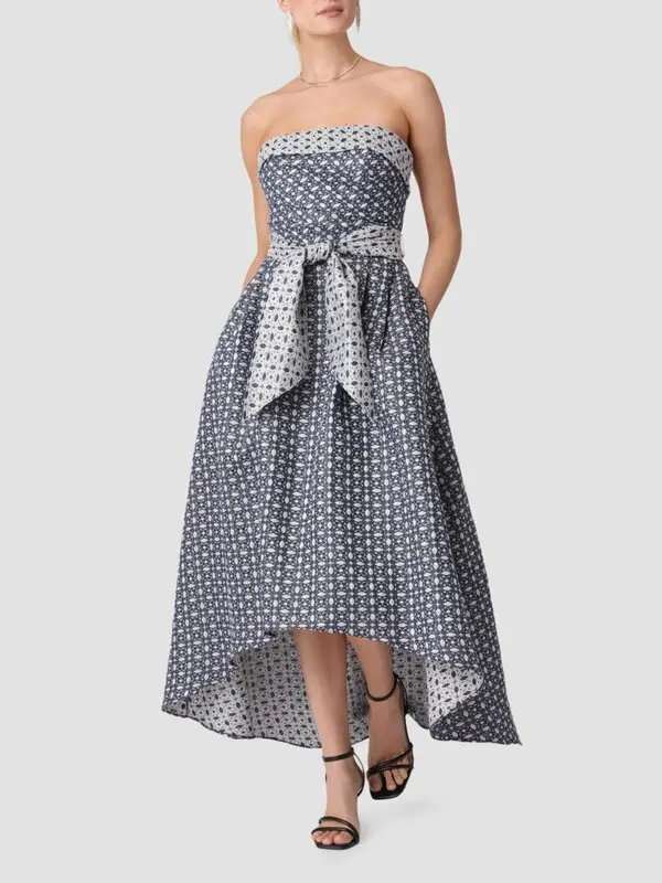 Shoshanna Ellison Strapless High-low Dress