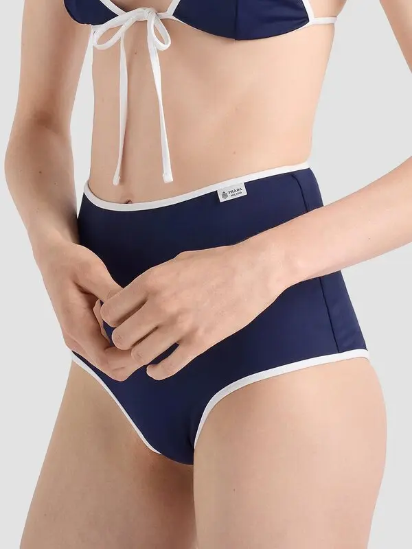 Prada Jersey Bikini Panty - Blue
