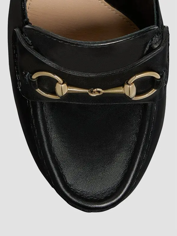 Gucci Horsebit Loafer 145mm Platform Slingback Pumps