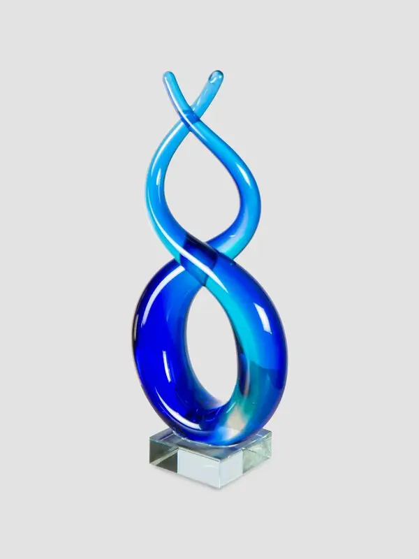 DALE TIFFANY Endless Ocean Glass Sculpture