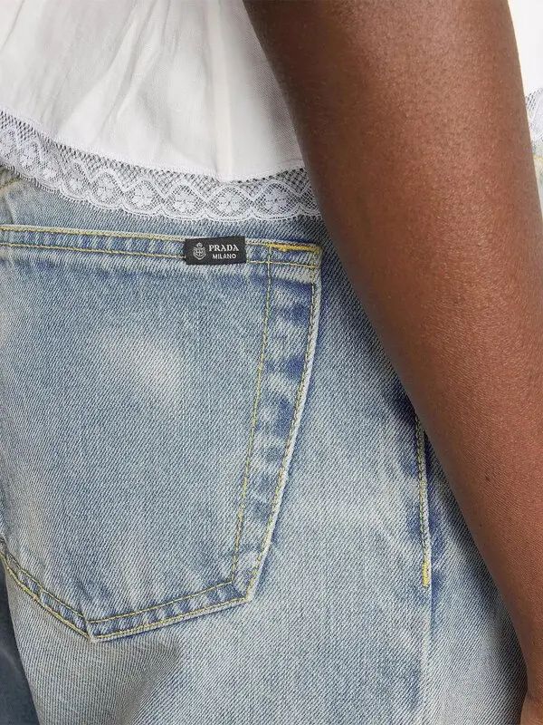 Prada Washed Denim Jeans