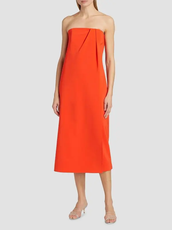 ET OCHS Anika Stretch Strapless Midi-dress