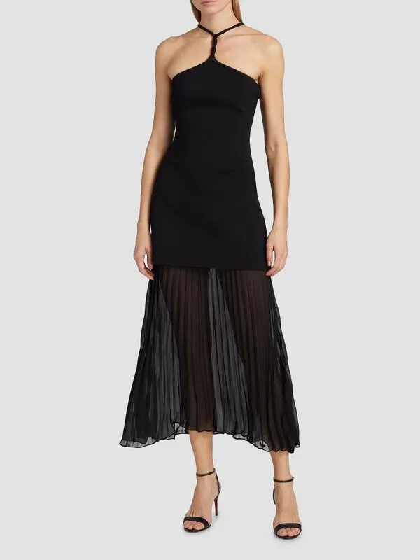 ET OCHS Veta Halterneck Midi-dress
