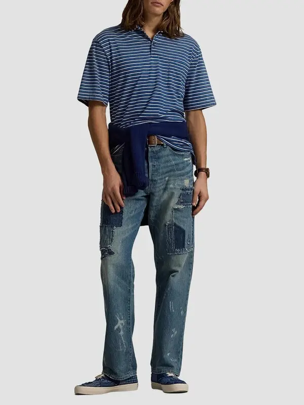 Polo Ralph Lauren Classic-fit Striped Jersey Polo Shirt