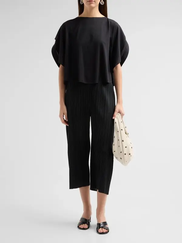 Issey Miyake A-poc Pleated Draped Top