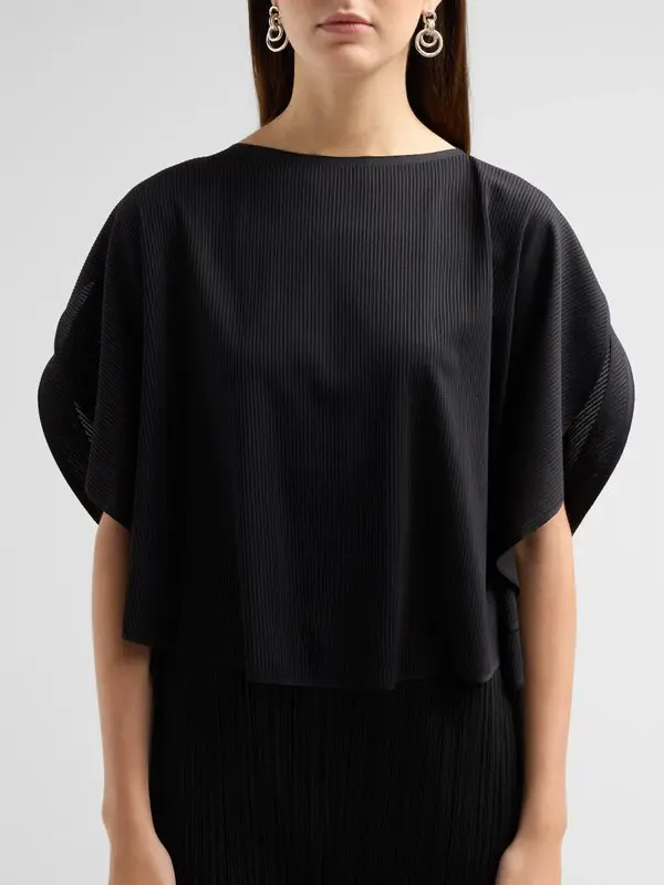 Issey Miyake A-poc Pleated Draped Top