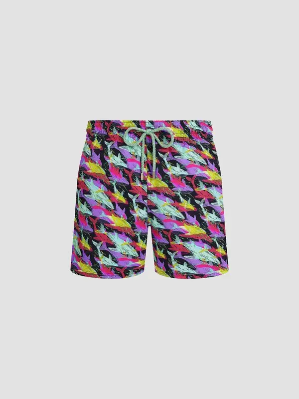Vilebrequin Whales Offset Stretch Swim Shorts