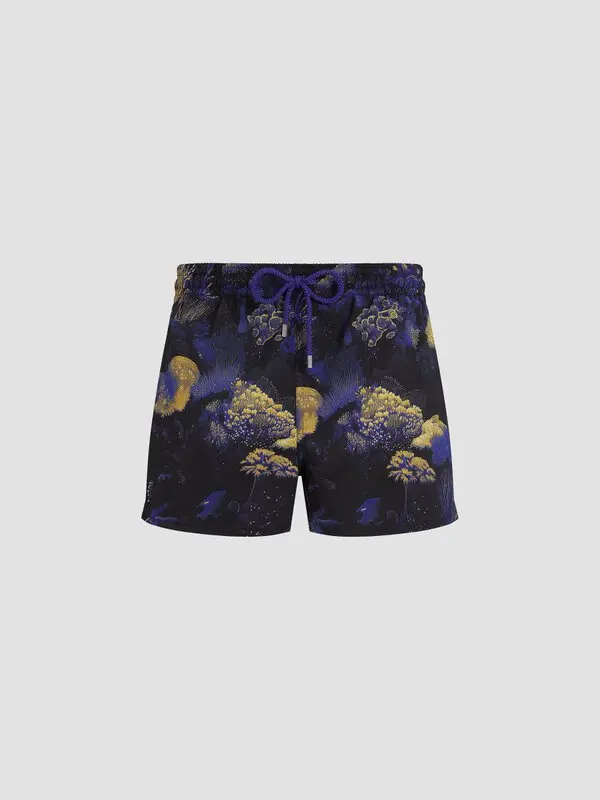 Vilebrequin Coral Reef Stretch Swim Shorts - Black