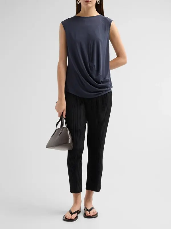 Issey Miyake Jersey Draped Top