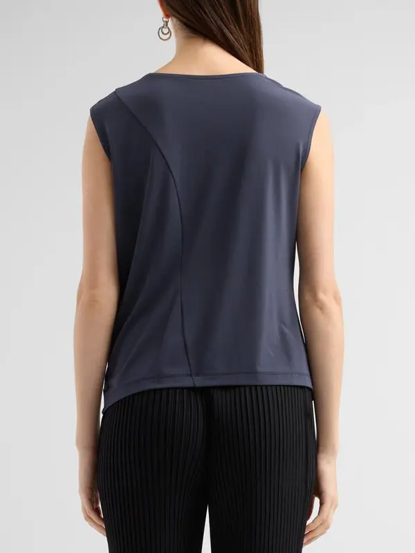 Issey Miyake Jersey Draped Top