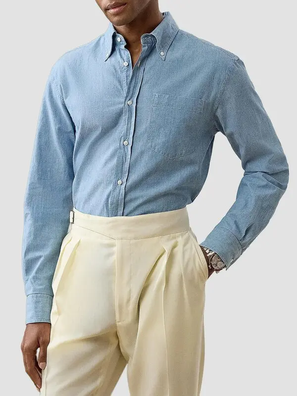 Ralph Lauren Purple Label Washed Chambray Shirt