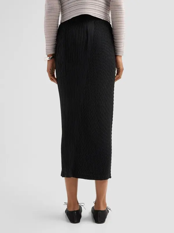 Issey Miyake Box Pleats Midi Skirt