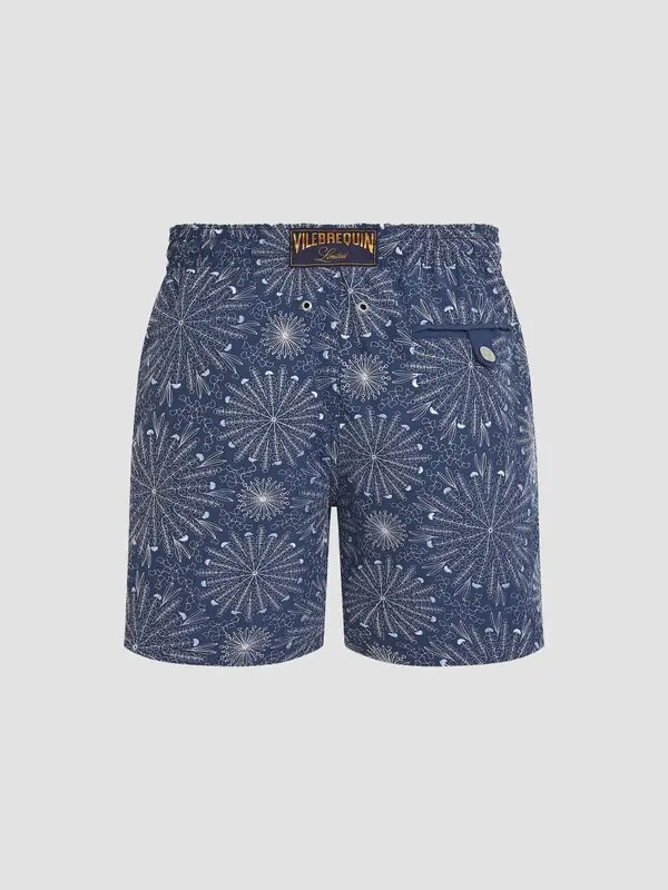 Vilebrequin Mistral Embroidered Sea Urchin Swim Trunks